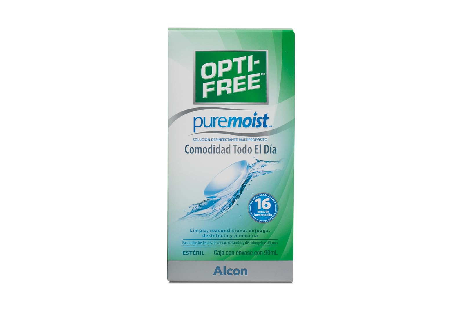 Opti Free Opti Free Pure Moist 90ml, Pack of 1 : Amazon.com.mx: Salud y ...