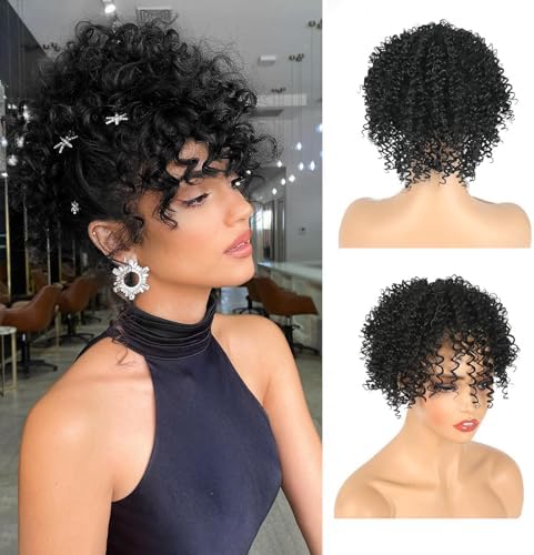 Amazon.com : Ms Taj 7" Short Dreadlock Hair Topper Wig for Women ...