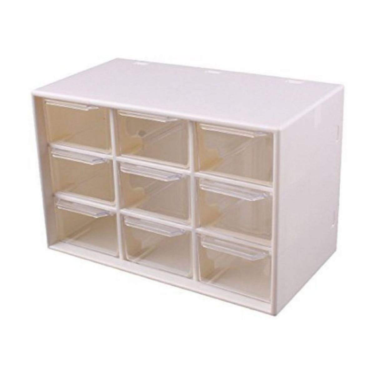 divinezon 9 Drawer Plastic Storage Desk Cabinet Organizer Storage Box ...