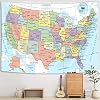 Amazon.com: TOMOZ United State Map Tapestry, US Maps Tapestries for ...