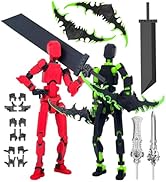 Aonuily Titan 13 Action Figure, 3Pcs T13 Figure 3D Printed Lucky 13 ...