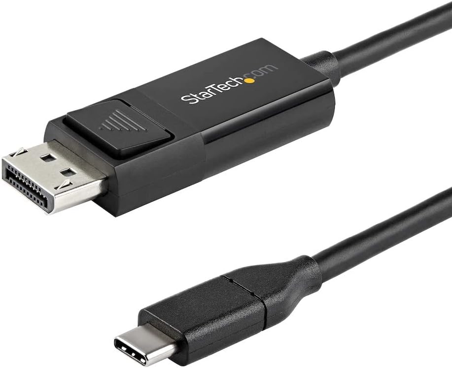Amazon.com: StarTech.com 6ft (2m) USB C to DisplayPort 1.4 Cable 8K ...