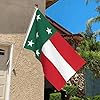 Amazon.com : Republic of Yucatan Flag 3x5 Ft Garden Flag Double Sided ...
