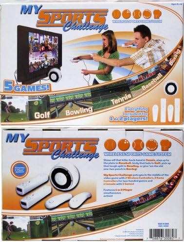 Amazon.com: My Sports Challenge 6-in-1 Wireless Video Game System ...