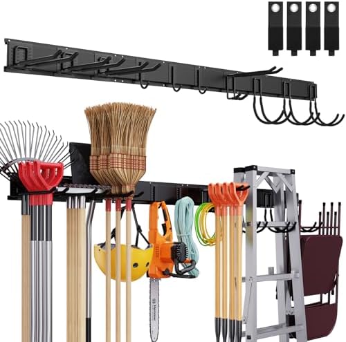 Amazon.com: TORACK Tool Storage Rack, Heavy Duty Steel Garage Wall ...