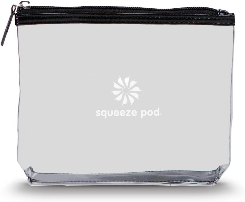 Amazon.com: Squeeze Pod TSA Approved Clear Toiletry Bag, 3-1-1 TSA ...