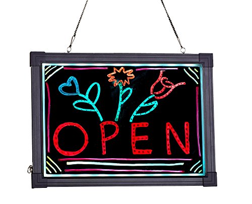 Alpine Industries LED Illuminated Hanging Message Writing - Want It All