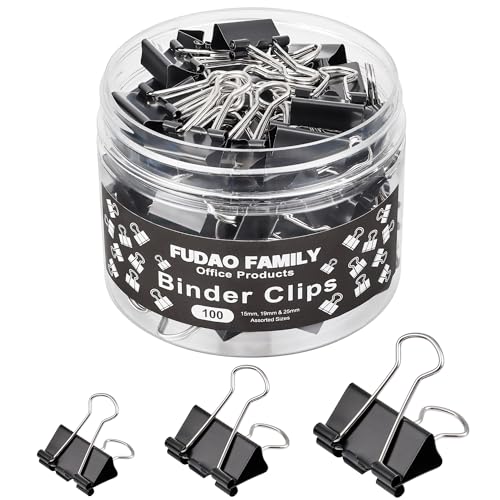 Best Binder Clips Assorted Sizes: Keep Your Papers Neat and Organized ...