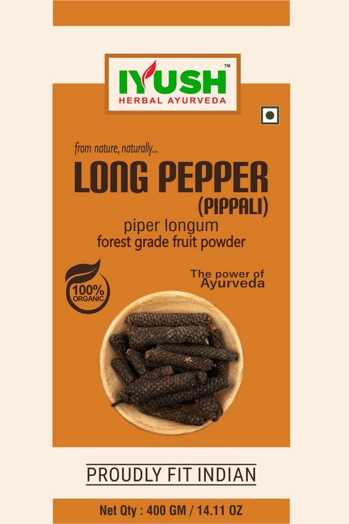 IYUSH Herbal Ayurveda Long Pepper Powder – 400gm | Pipli Powder | Pipli ...