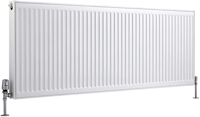 Milano Compact White Type 21 Horizontal Double Panel Plus Convector ...