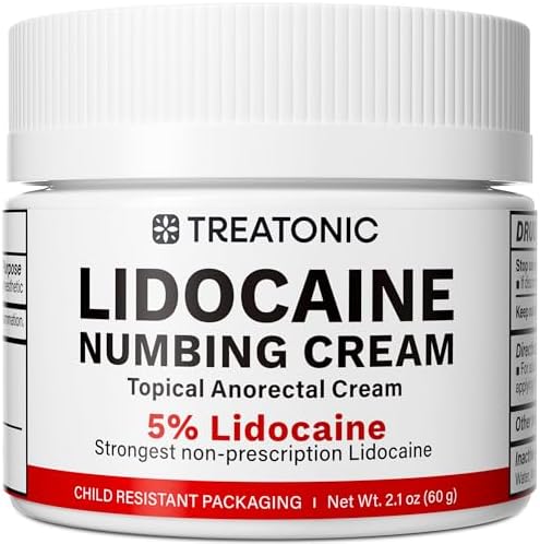 Amazon.com : Treatonic 5% Lidocaine Numbing Cream: Lidocaine Cream ...