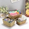 Amazon.com - OGANAZI Small Woven Wicker Open Storage Baskets, Set of 3 ...