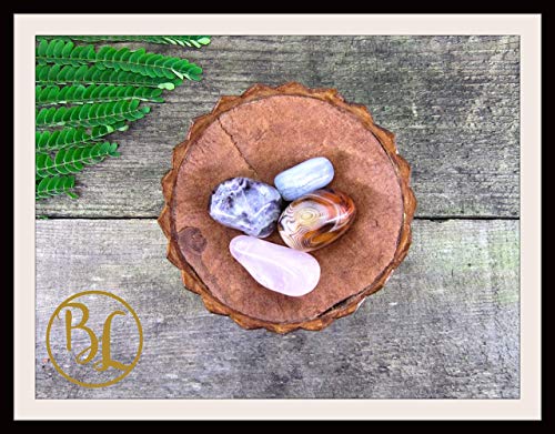 Amazon.com: ANGER Gemstone Kit 4 Healing Anger Gemstone Set Crystals ...