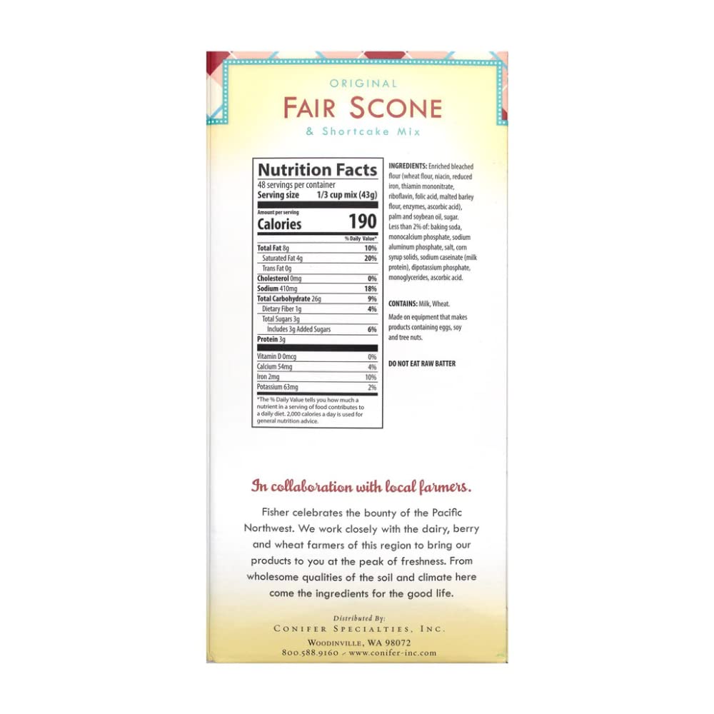 Snapklik.com : Fisher Original Scone Mix, Bulk Box