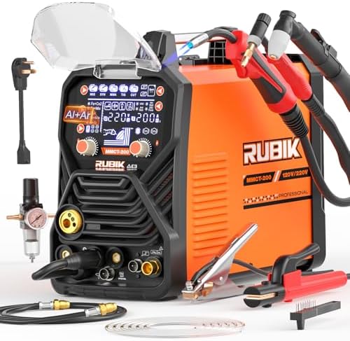 YESWELDER Firstess DP200 Dual Pulse,7-Inch LCD Screen 120/240V Dual ...