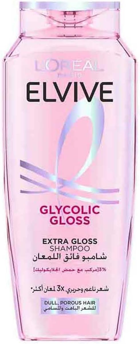 L Oreal Paris Elvive Glycolic Gloss Shampoo 3 Smoothing Complex ...