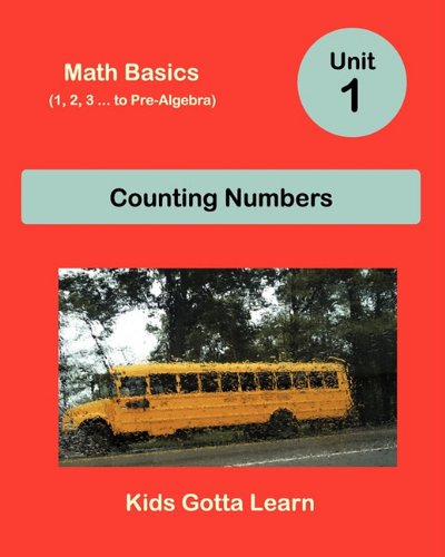 Amazon | Math Basics (1, 2, 3 ... to Pre-Algebra): Unit 1, Counting ...