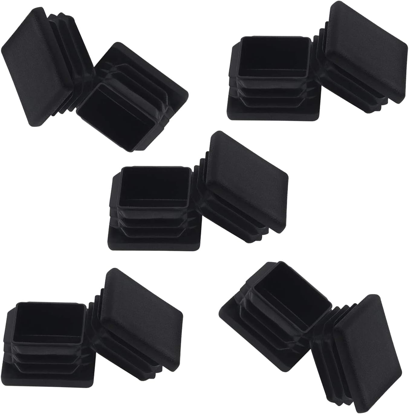 Amazon.com: 2" Black Plastic Plugs for Square Tubing by Caplugs Package ...