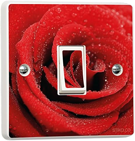 Pack of 2 Leopard Print Single light Switch stickers - Home Decor Light ...