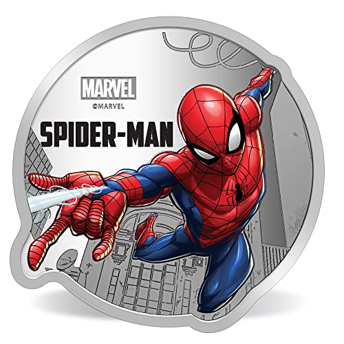 MMTC-PAMP Marvel Spider Man Colored 31.1 gm Silver (999.9) Coin - Price ...