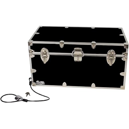 Amazon.com: C&N Footlockers Trunk Footlocker with Cable Lock | College ...