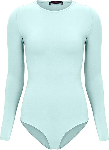 Amazon.com: Natural Uniforms Long Sleeve Body Suit--Breathable Cotton ...