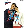 Patons Superman Motif Knitting Pattern Book, 7 super sweater designs ...