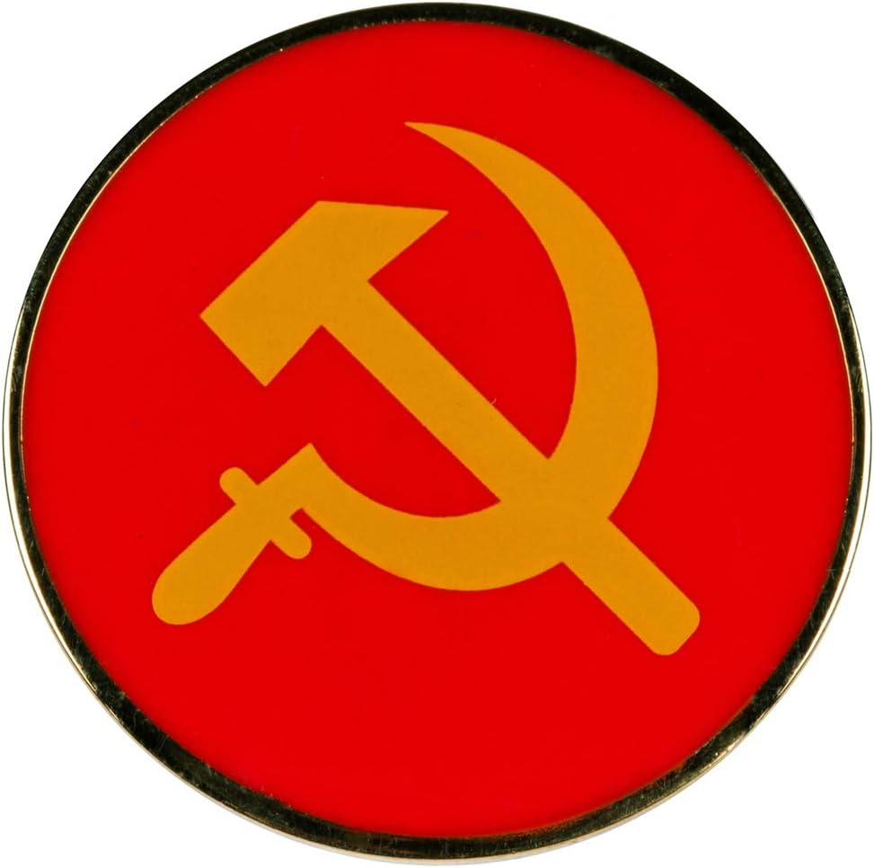 PinAddict Communist Hammer Sickle USSR CCCP Lapel Pin Tie Tack Red Gold ...