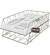 Amazon.com: Performore 3-Tier Stackable Paper Tray Organizer for Desk ...