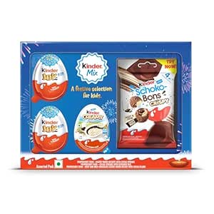 Kinder Mix Assortment Box Blue : Amazon.in: Grocery & Gourmet Foods