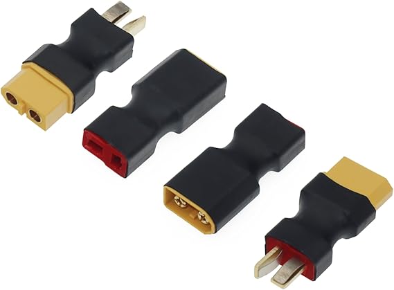 Amazon.com: Nvwadayu 2 Pair XT60 Plug Male to Deans T Plug Female Connector & XT60 Plug Female ...