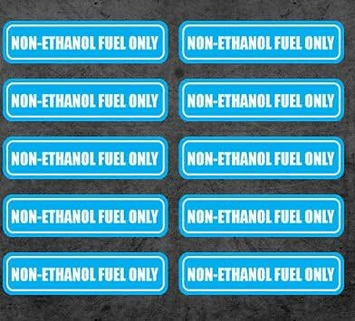 Amazon.com: 10x Non-Ethanol Fuel Only Vinyl Sticker Decal Cars Trucks ...