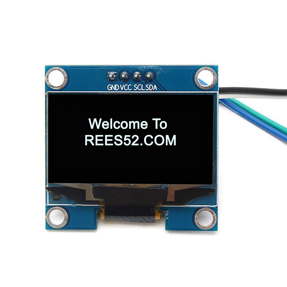 REES52 0.96 Inch OLED Module 12864 128x64 Yellow Blue SSD1306 Driver ...