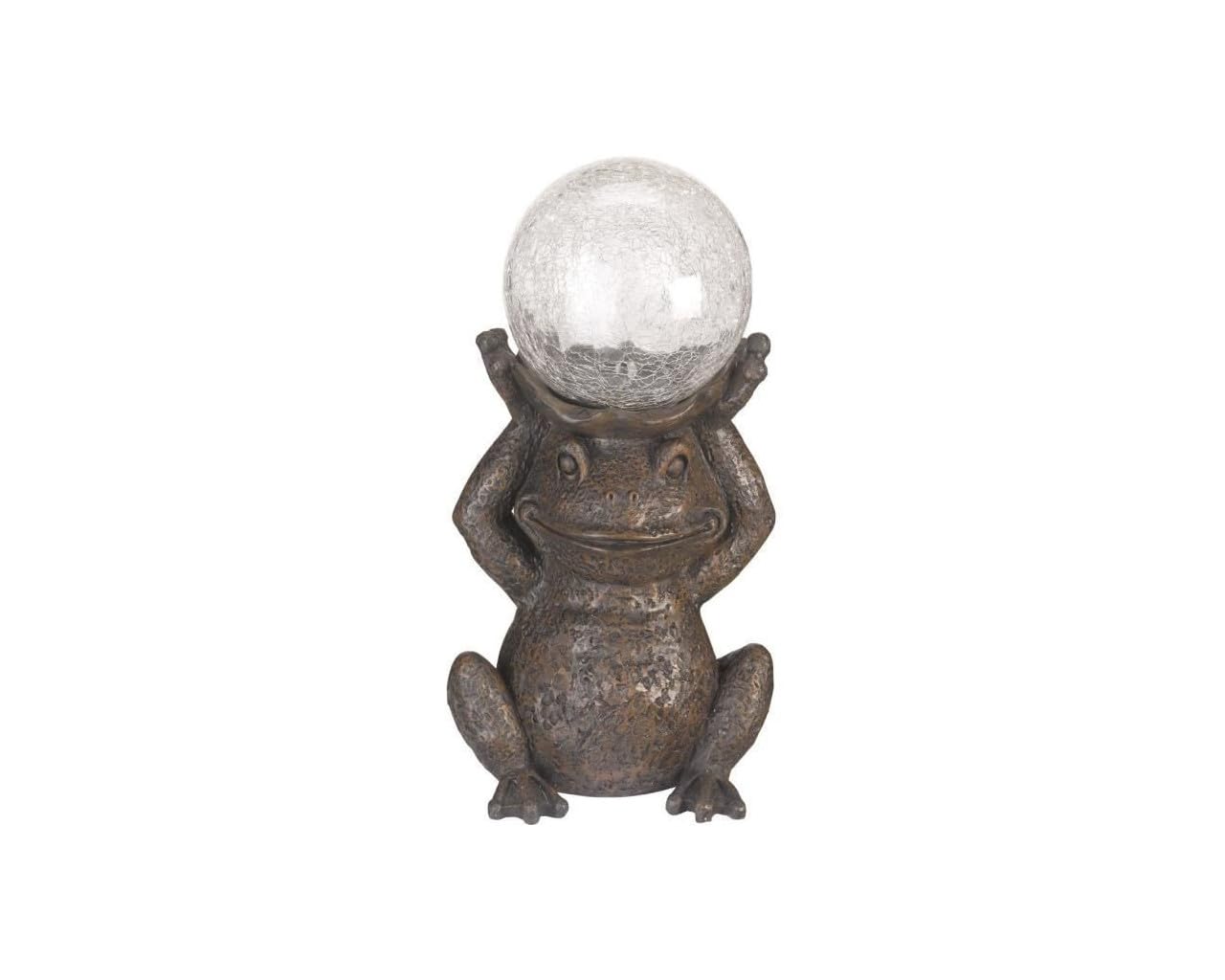 Solar Powered Gazing Frog Decorative Garden Ornament : Amazon.co.uk: Garden