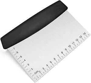 Amazon.com: Bench Scraper, Stainless Steel Scraper/Chopper, Pastry ...