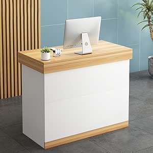 Amazon.com: Reception Counter Desk, Small Reception Desk, Luxurious ...