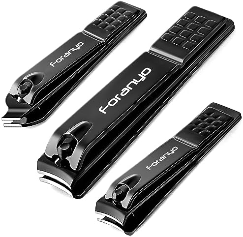 Amazon.com : 4 Pcs Nail Clippers for Fingernails and Tonenail by QLL ...