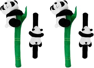 Amazon.com: VALICLUD 4 Pcs Red Panda Bracelet Animal Slap Bracelet ...