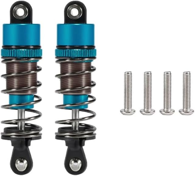 Amazon.com: 1/10 RC Cars Oil Leakproof Shocks,2Pcs Adjustable Oil ...