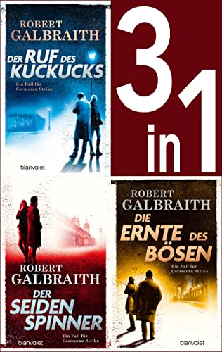 Die Cormoran-Strike-Reihe Band 1-3: - Der Ruf des Kuckucks / Der Seidenspinner / Die Ernte des ...