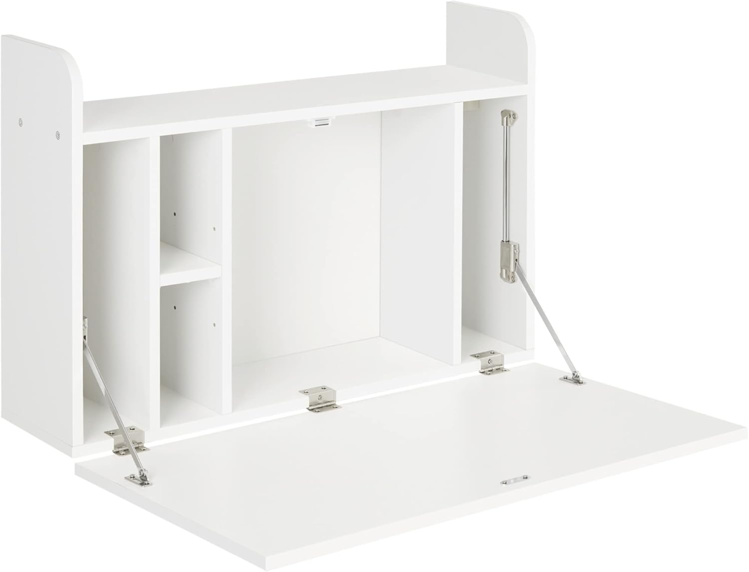 HOMCOM Bureau Suspendu Table Murale Table d'ordinateur Murale et ...