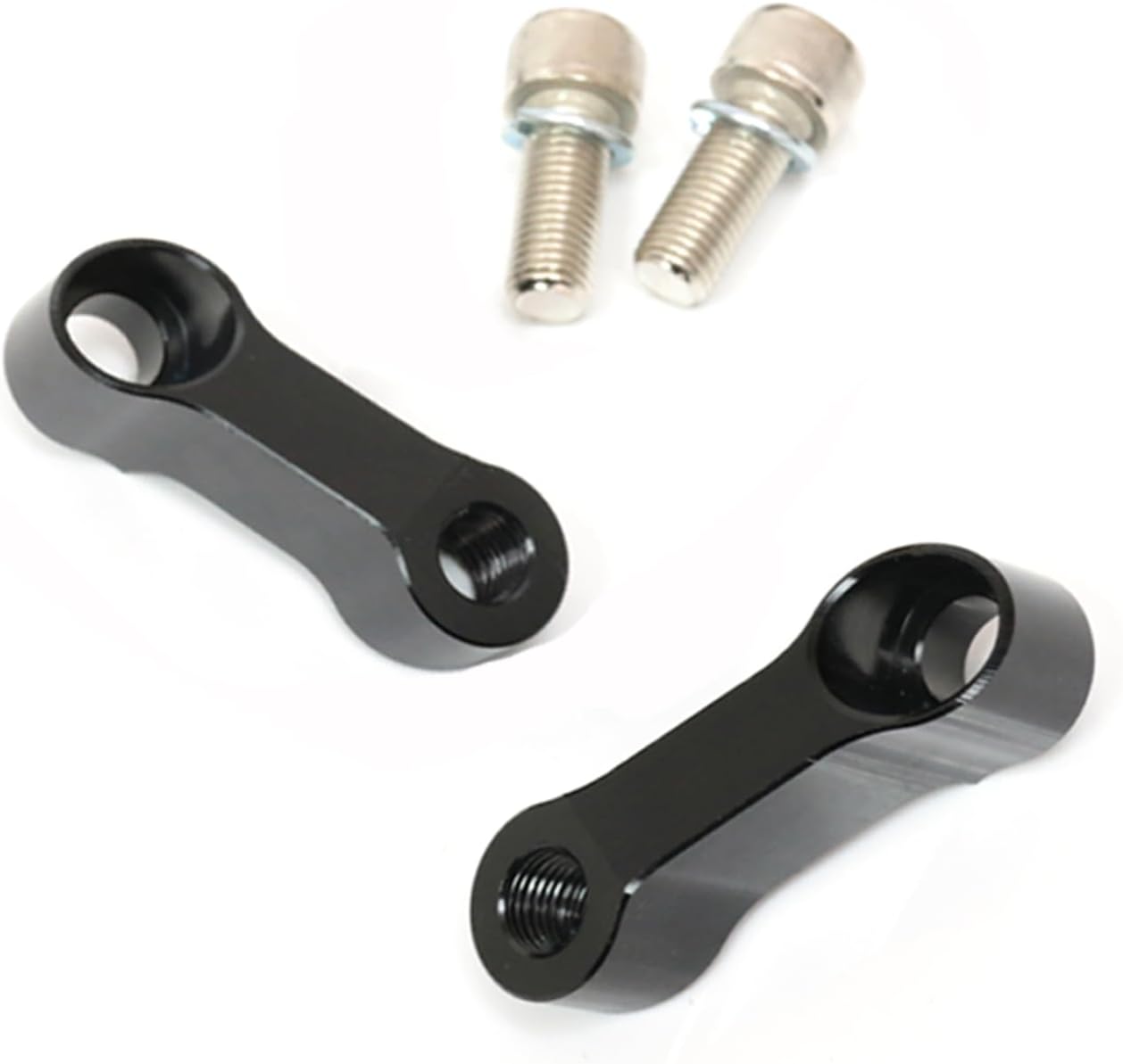 Amazon.com: MC MOTOPARTS MONKEY 125 10mm M10 CNC Mirror Risers Mirror ...