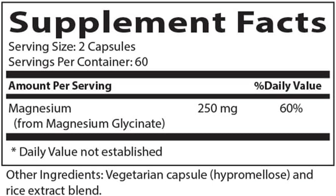 NUTRAscriptives Glicinato de magnesio