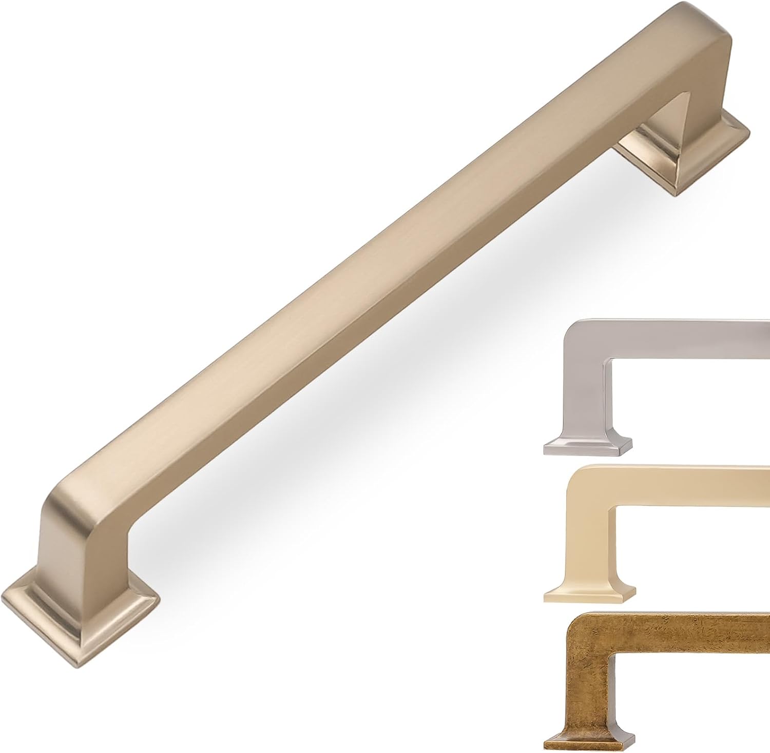 KOMOTIA 10 Pack 5 Inch Cabinet Pulls Champagne Bronze Kitchen Cabinet ...