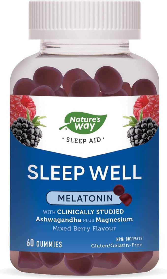 Nature's Way Sleep Well Gummies – Melatonin, Magnesium & Clinically ...