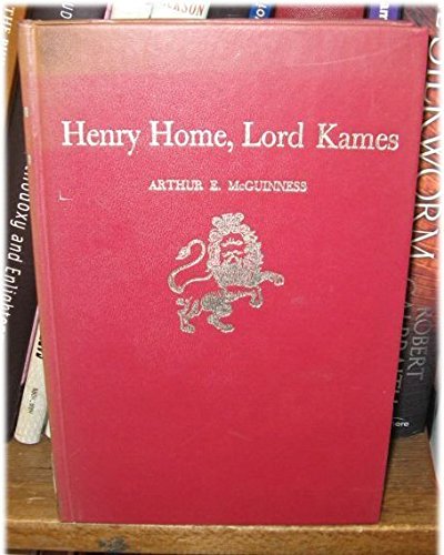 Henry Home, Lord Kames: McGuinness, Arthur E.: Amazon.com: Books