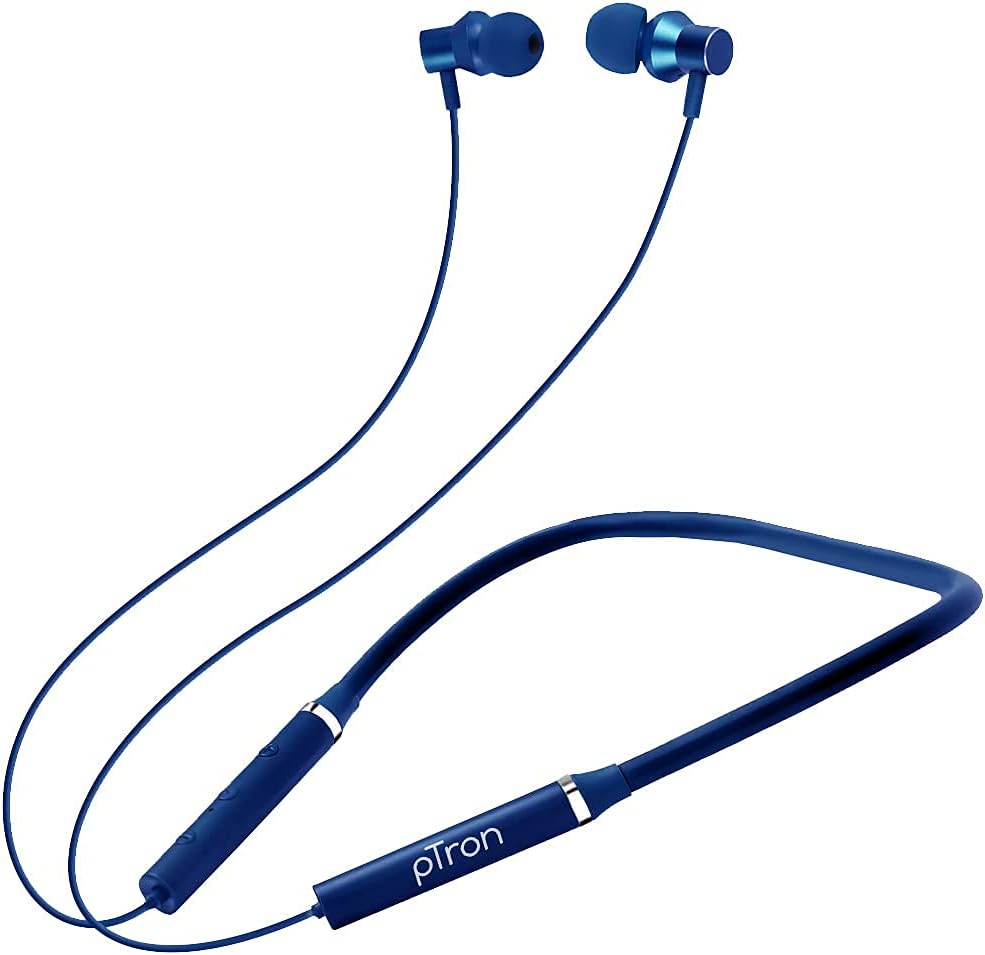 Amazon.com: p-Tron Tangentbeat in-Ear Bluetooth 5.0 Wireless Headphones ...