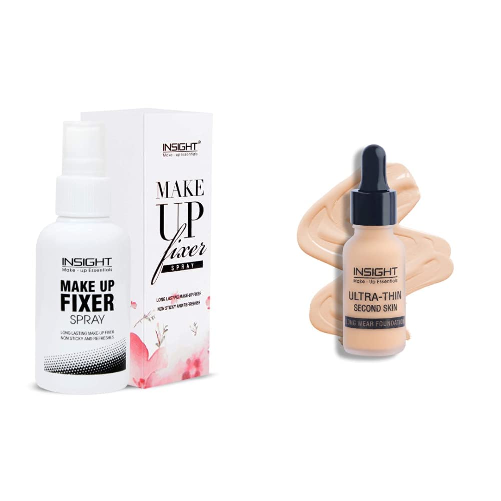 Buy INSIGHT Full Matte Finish Normal Skin Cream Makeup Fixer Spray 75ml ...