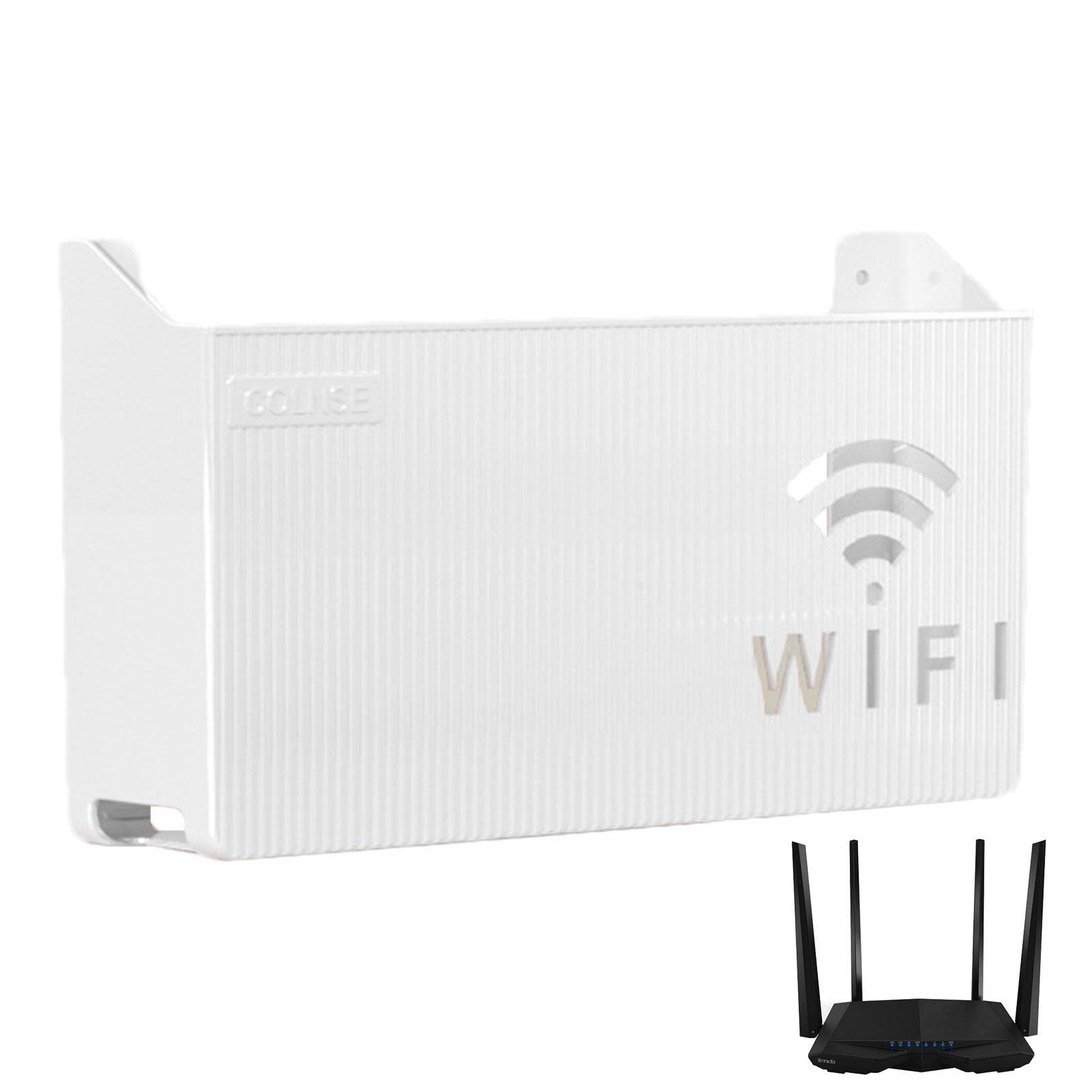 Pigmana Wifi Router Storage Box Wall Mounted Wifi Boxes Home ...
