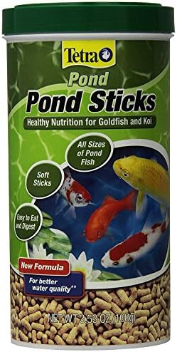 Tetra Pond Sticks, Koi Fish & Goldfish Food, Soft Sticks, Easy to ...
